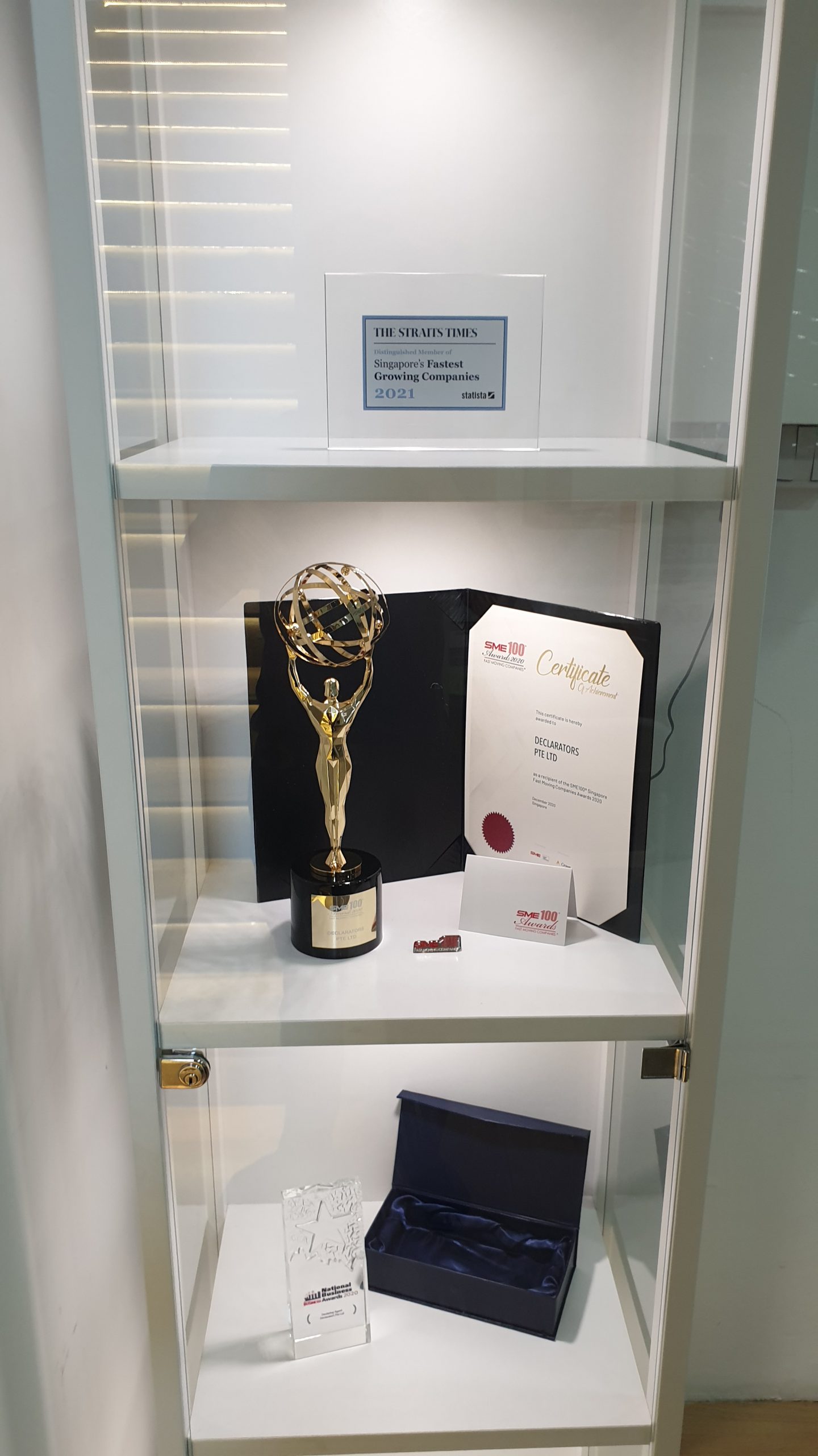 Awards and Certificates | Declarators