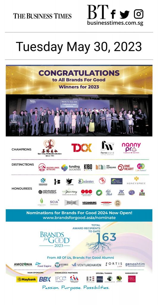 Brands for Good 2023 Award | Declarators